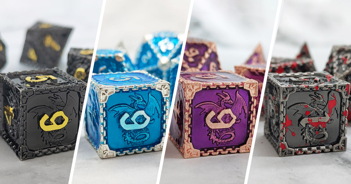 Dragon Dice | Dungeons and Dragons Dice | Metal Solid Dragon Dice – GU ...